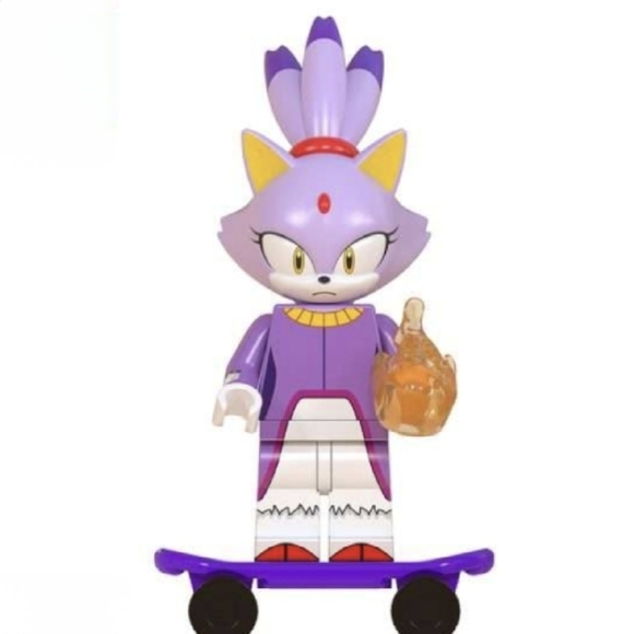 Lego | Toys | Game The Hedgehog Blaze The Cat Character Custom Lego ...
